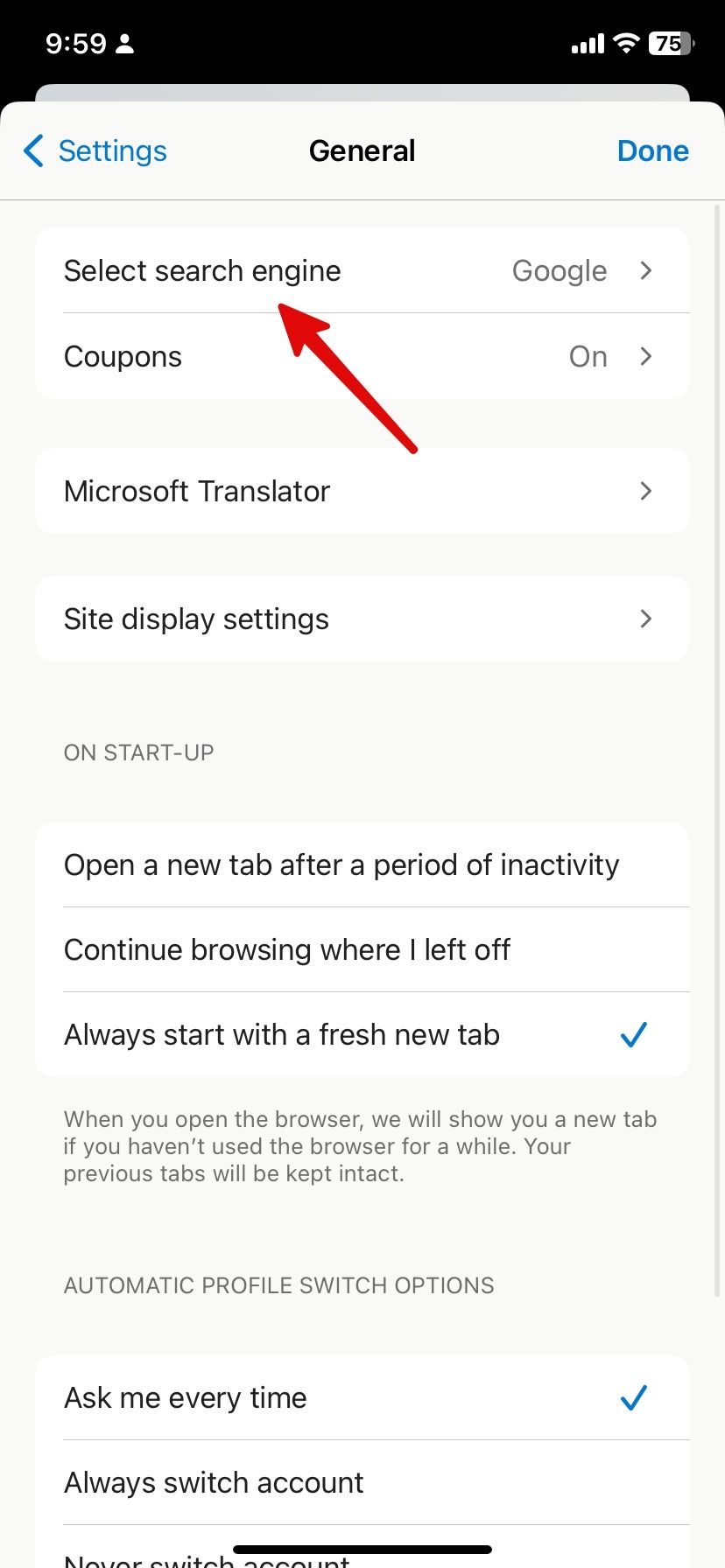 Microsoft Edge: How to change your default search engine