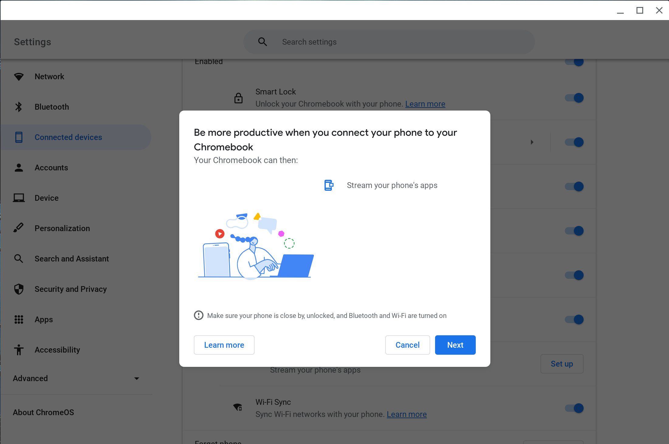 This is how your Chromebook will stream apps from your phone