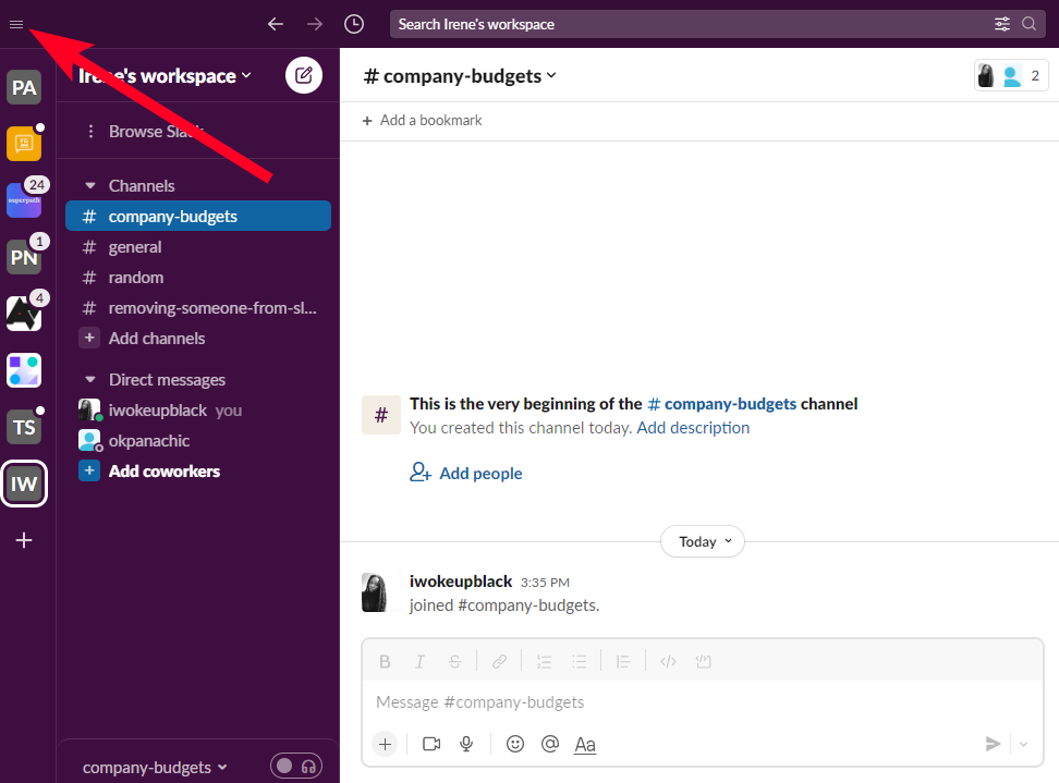How to remove someone from a Slack channel or account