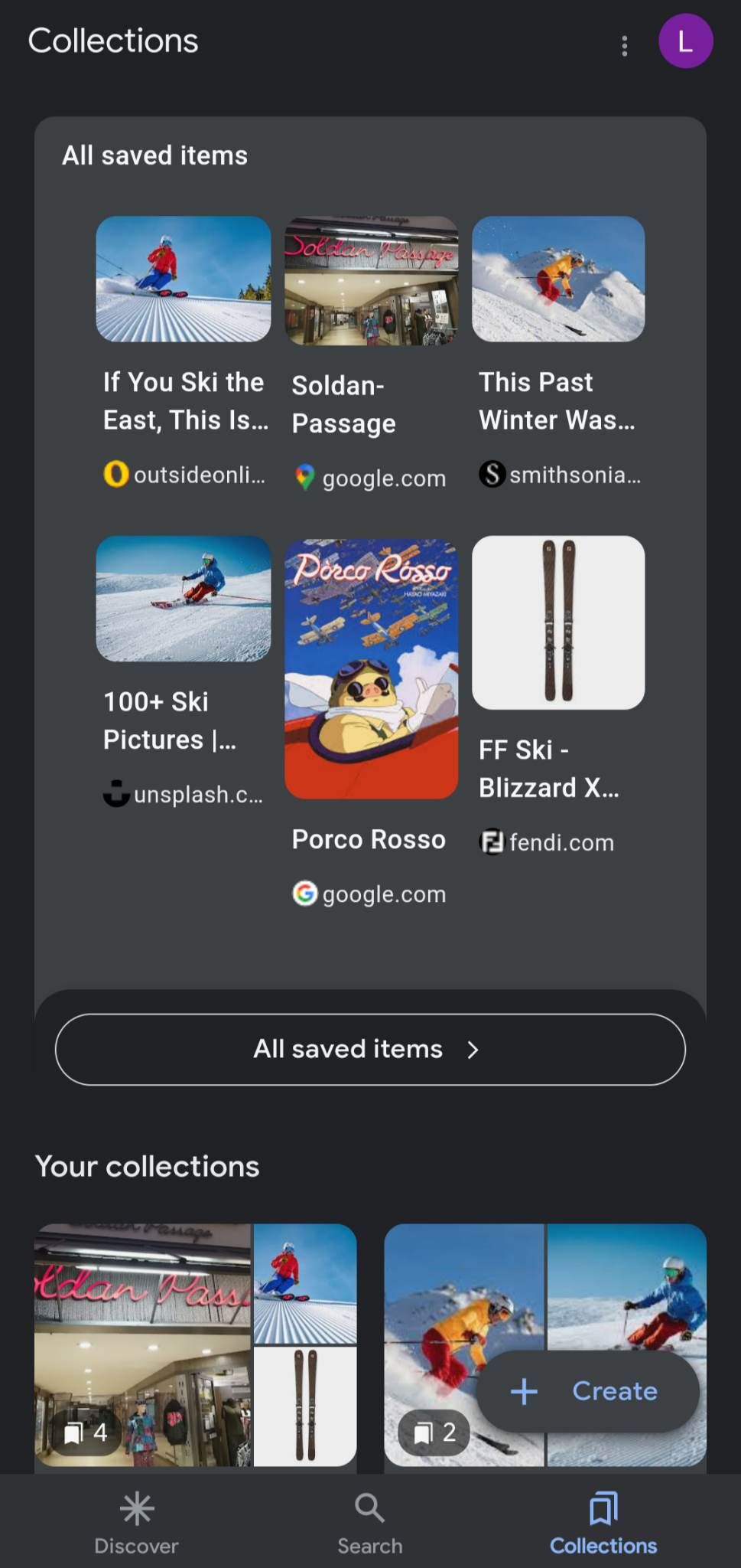 How to create Google Collections