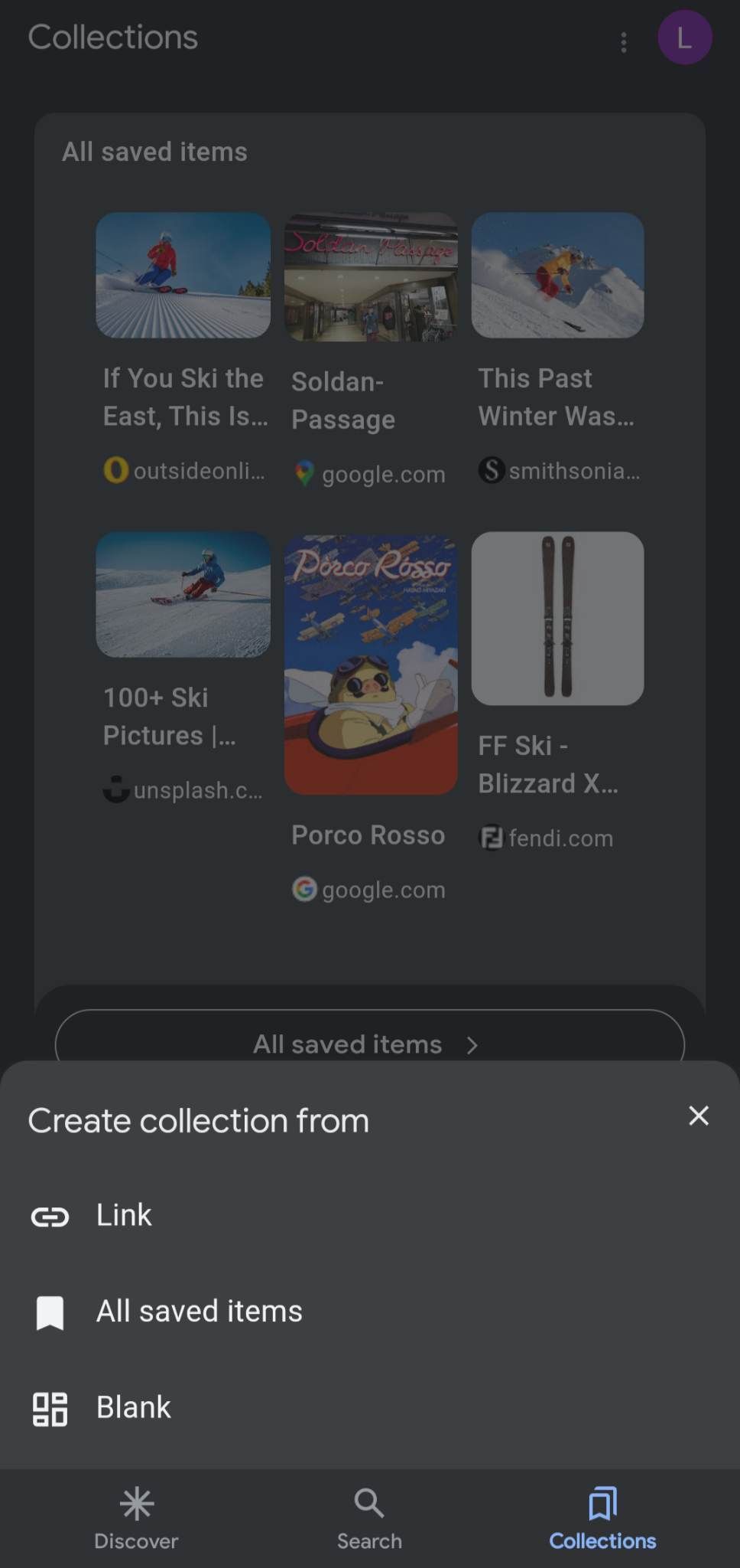 How to create Google Collections