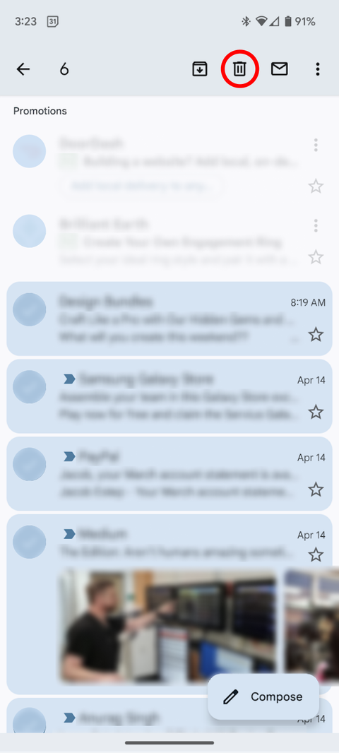 How to delete and stop all promotions in Gmail