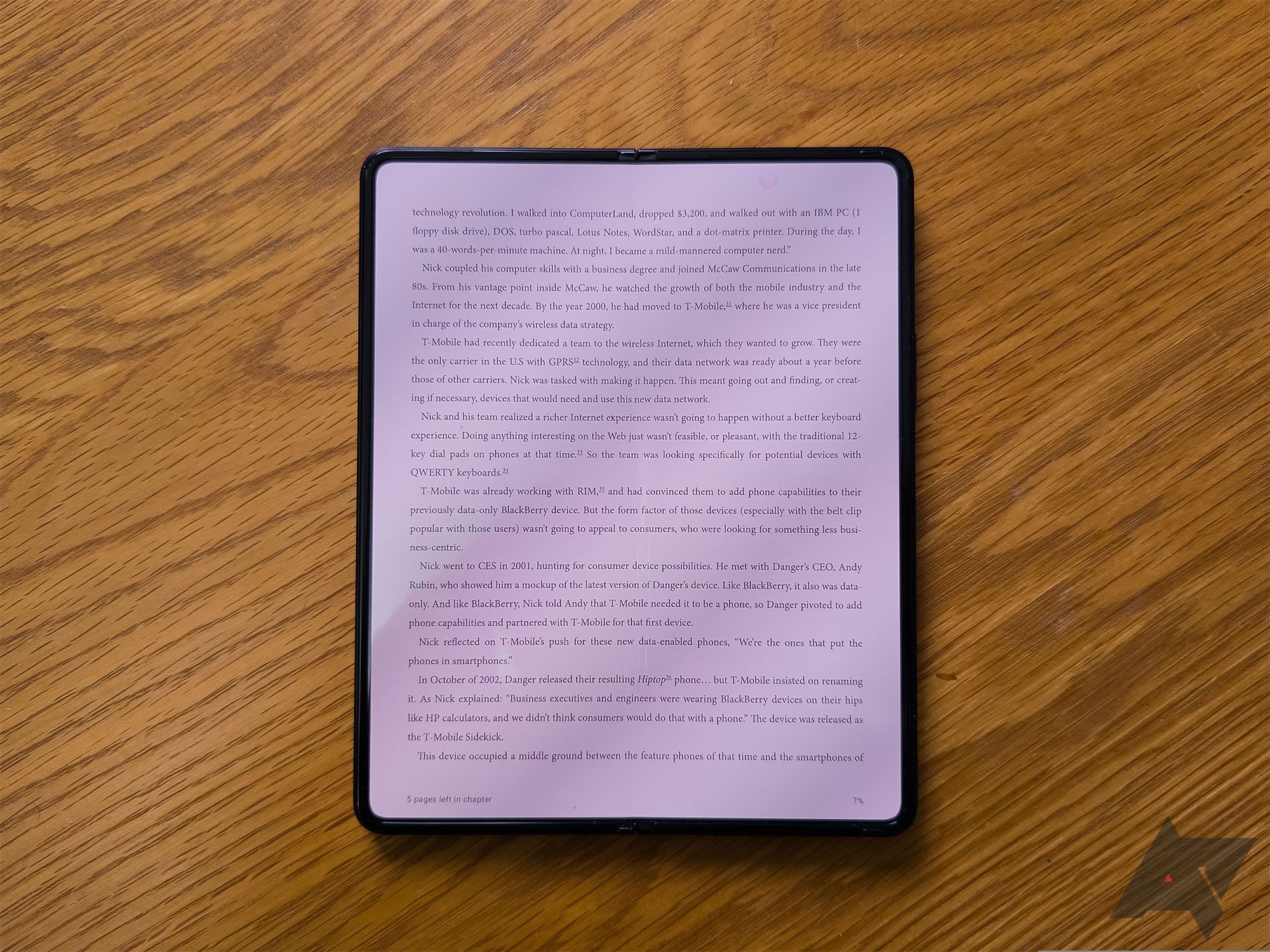 O Google Play Livros finalmente permite que você use seu dobrável como ...