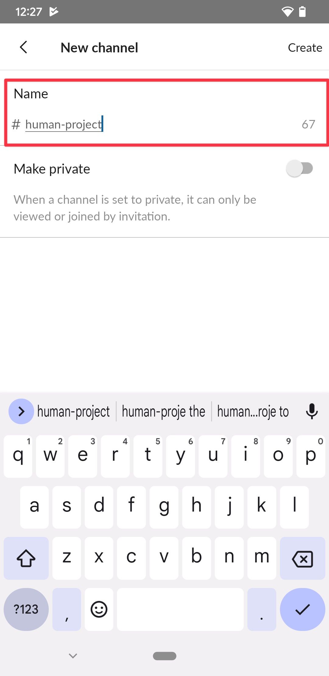 How to create a new Slack channel in your workspace
