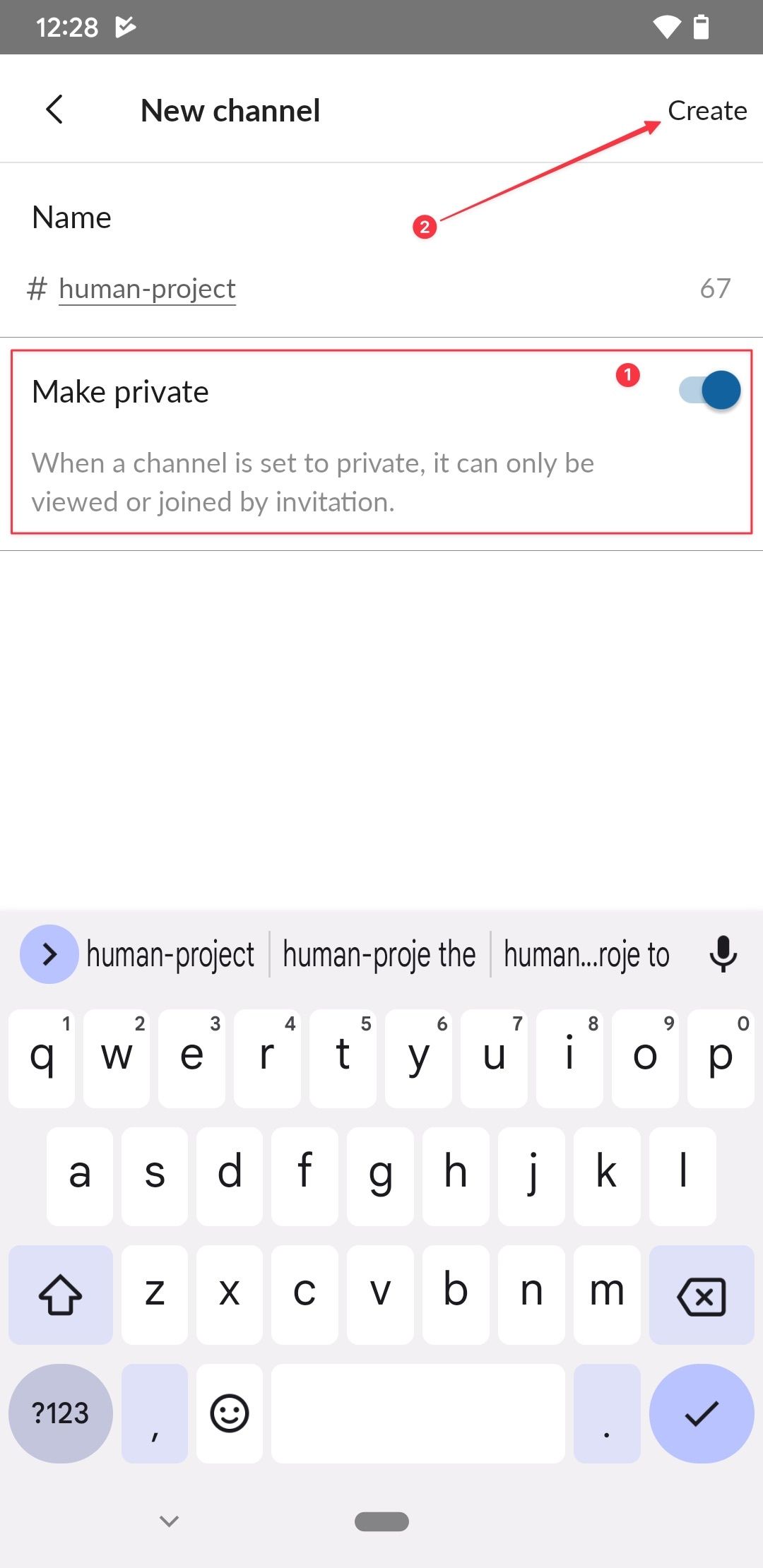 How to create a new Slack channel in your workspace