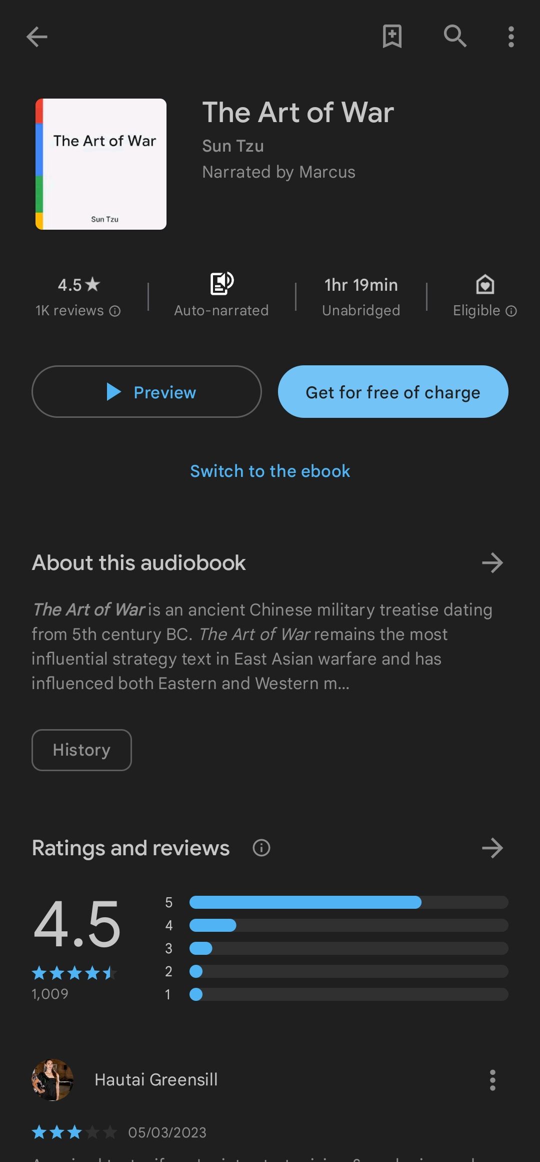 Google Play Store: How get free audiobooks