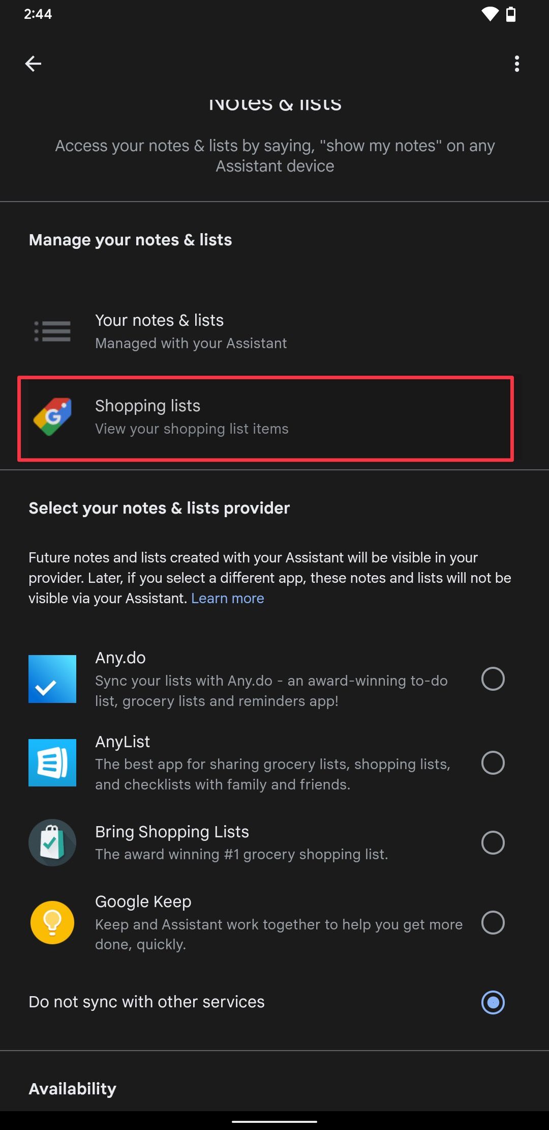 How to use Google Shopping List