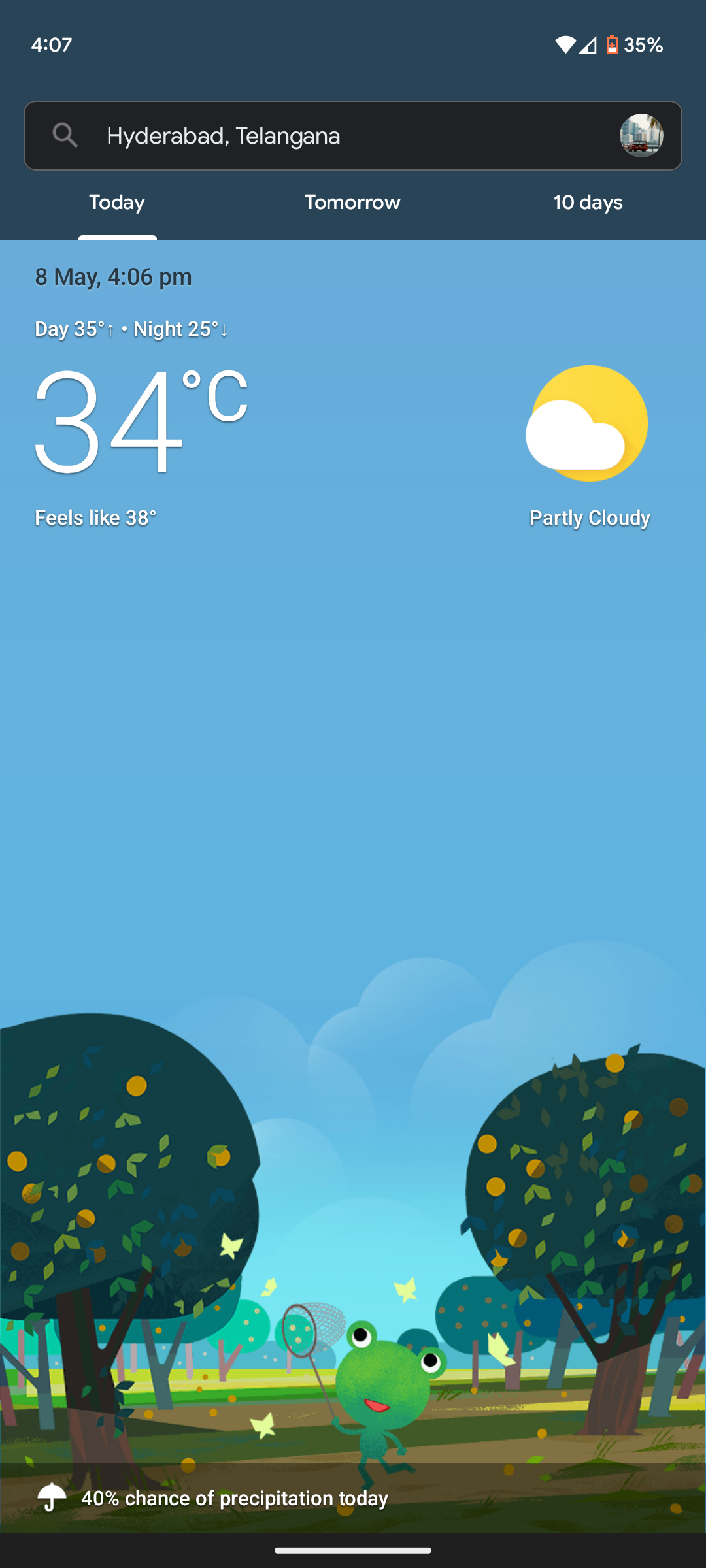 Google Weather is finally getting the Material You makeover it deserves