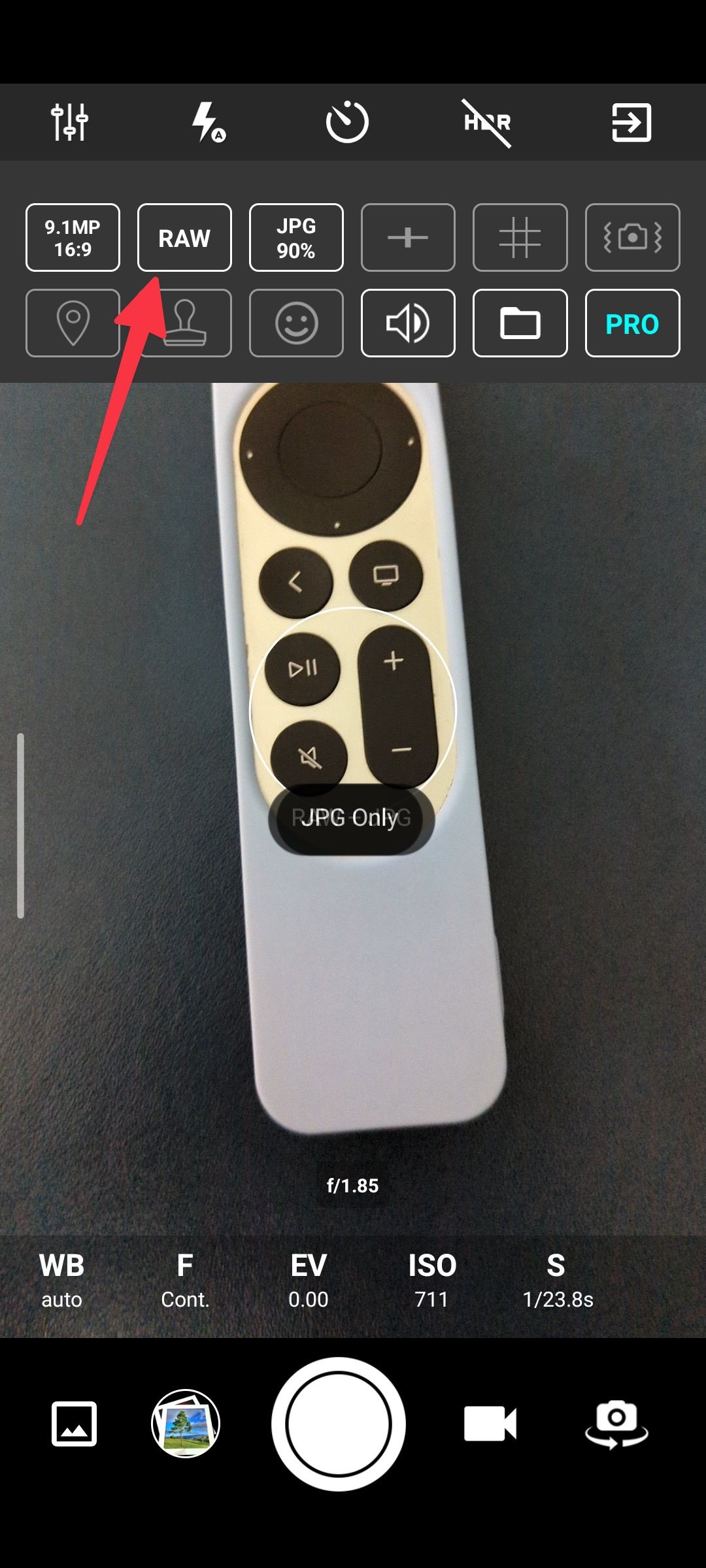 How to capture and edit RAW photos on an Android