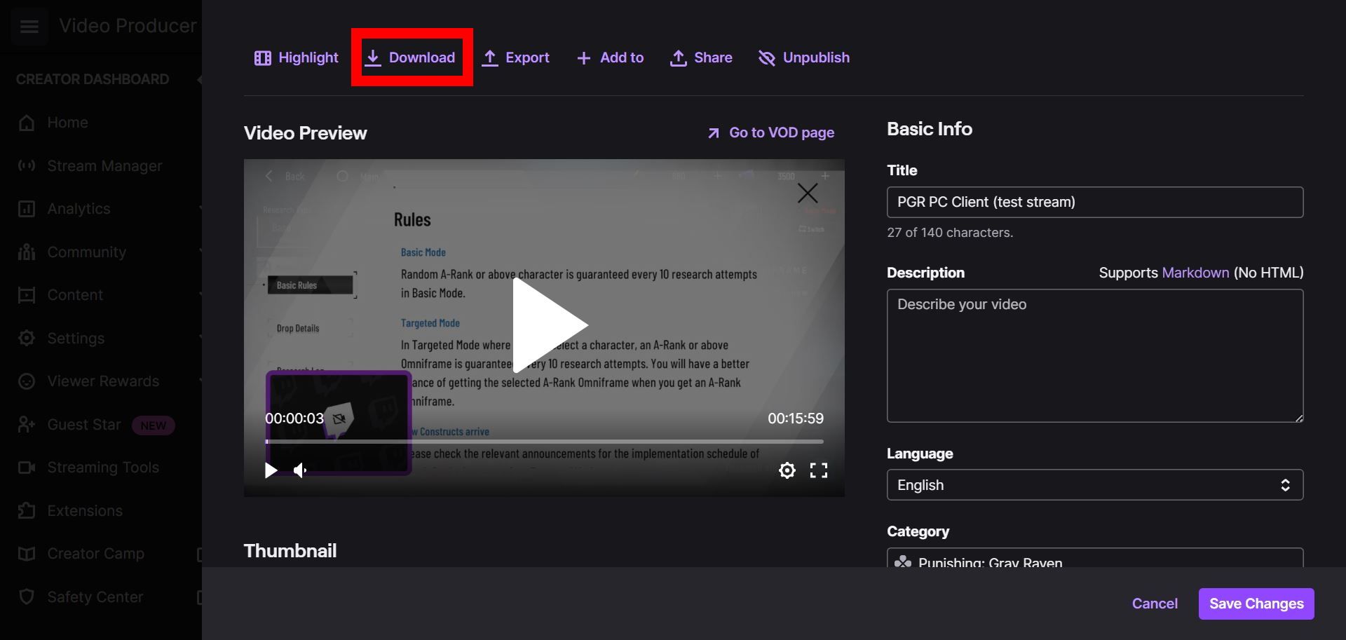 How to record Twitch streams on PC for later viewing