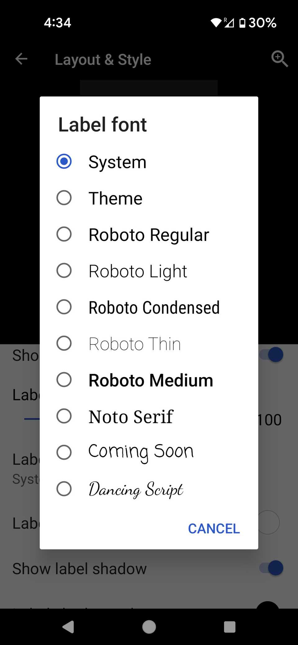 How to change the font style on your Android phone