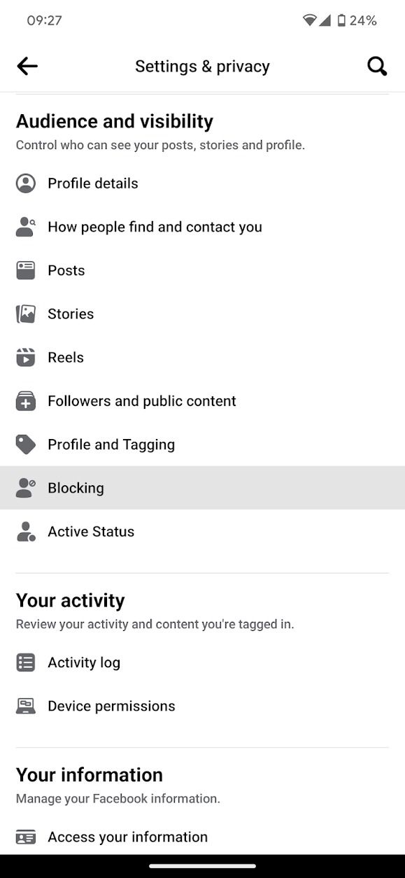 How to block and unblock Facebook users on your account