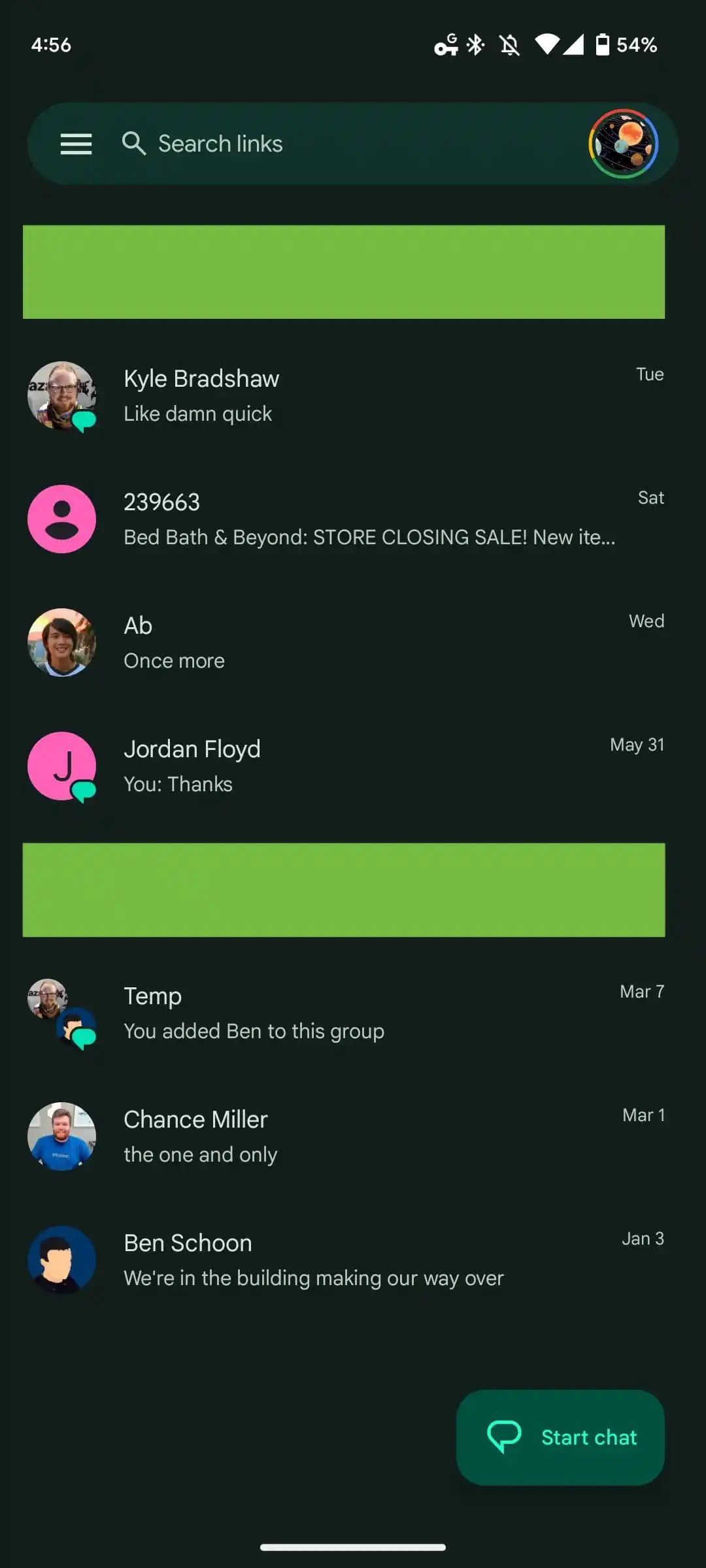 Google Messages is working on a new badge to highlight RCS chats