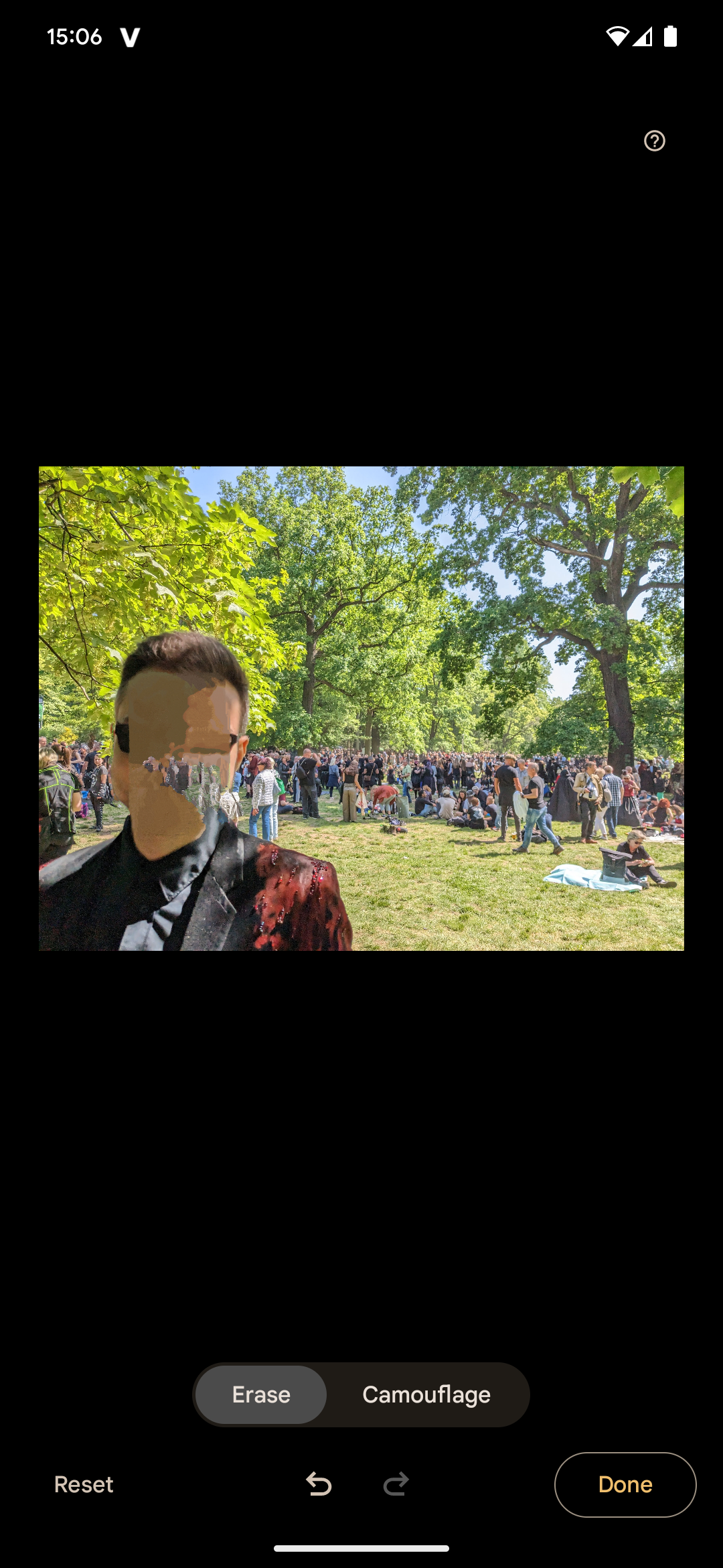 Don't use Magic Eraser to blur your face Don't use Magic Eraser to blur your face