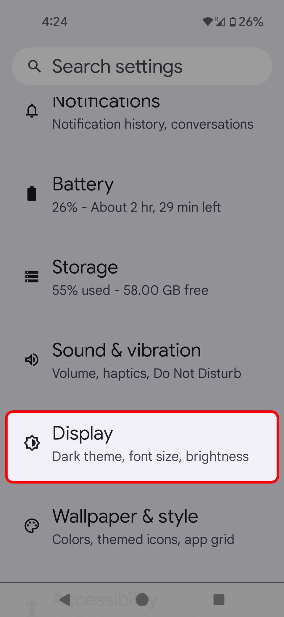 How to change the font style on your Android phone