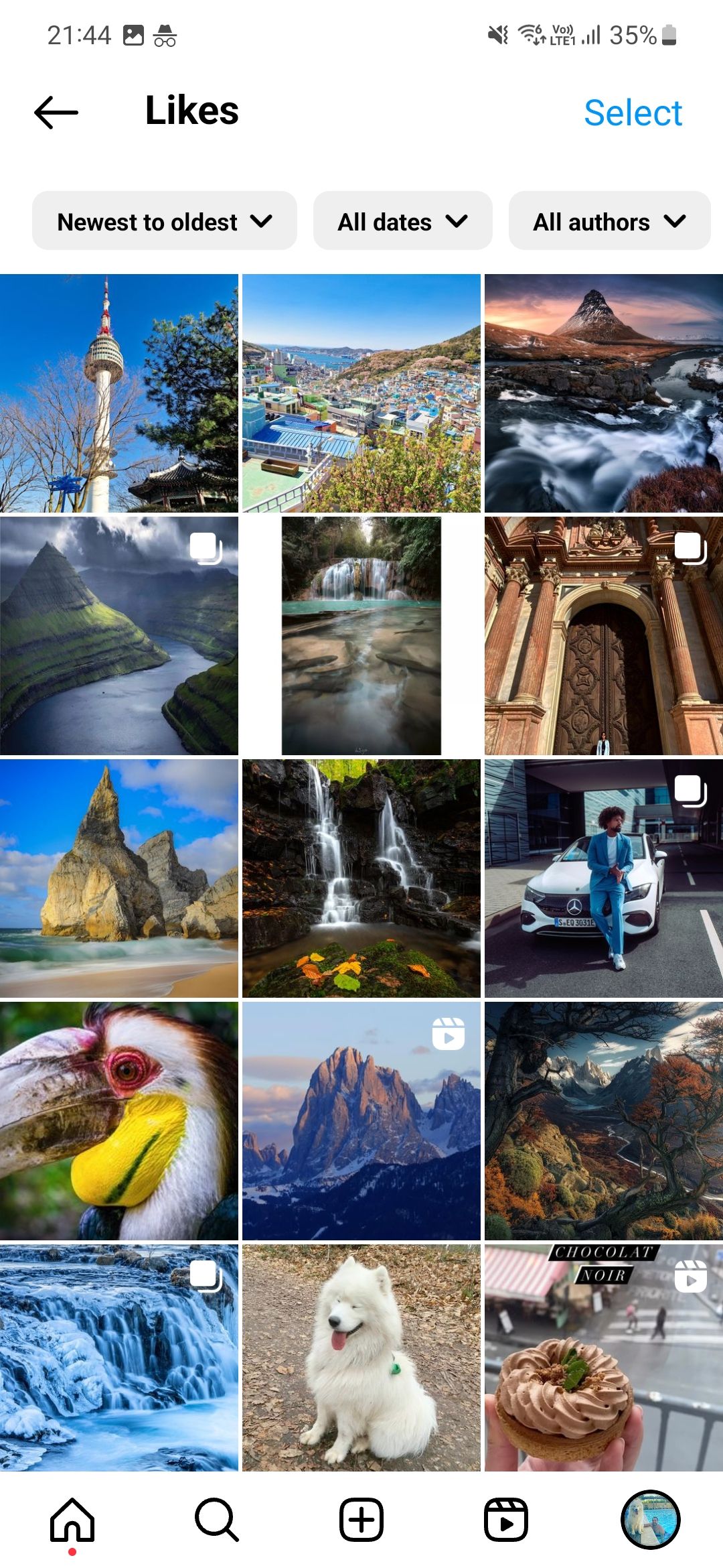 Instagram: How to see your liked posts