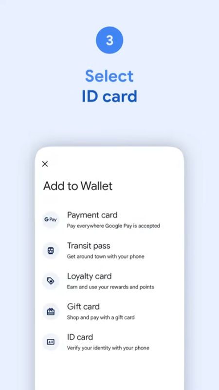 How to store your ID in Google Wallet