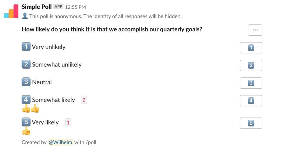 Slack: How to create a poll to make quick decisions