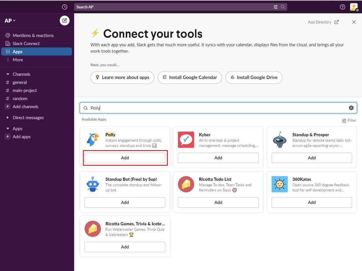 Slack: How to create a poll to make quick decisions