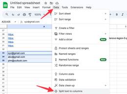 Google Sheets How To Quickly Separate Text Into Multiple Columns