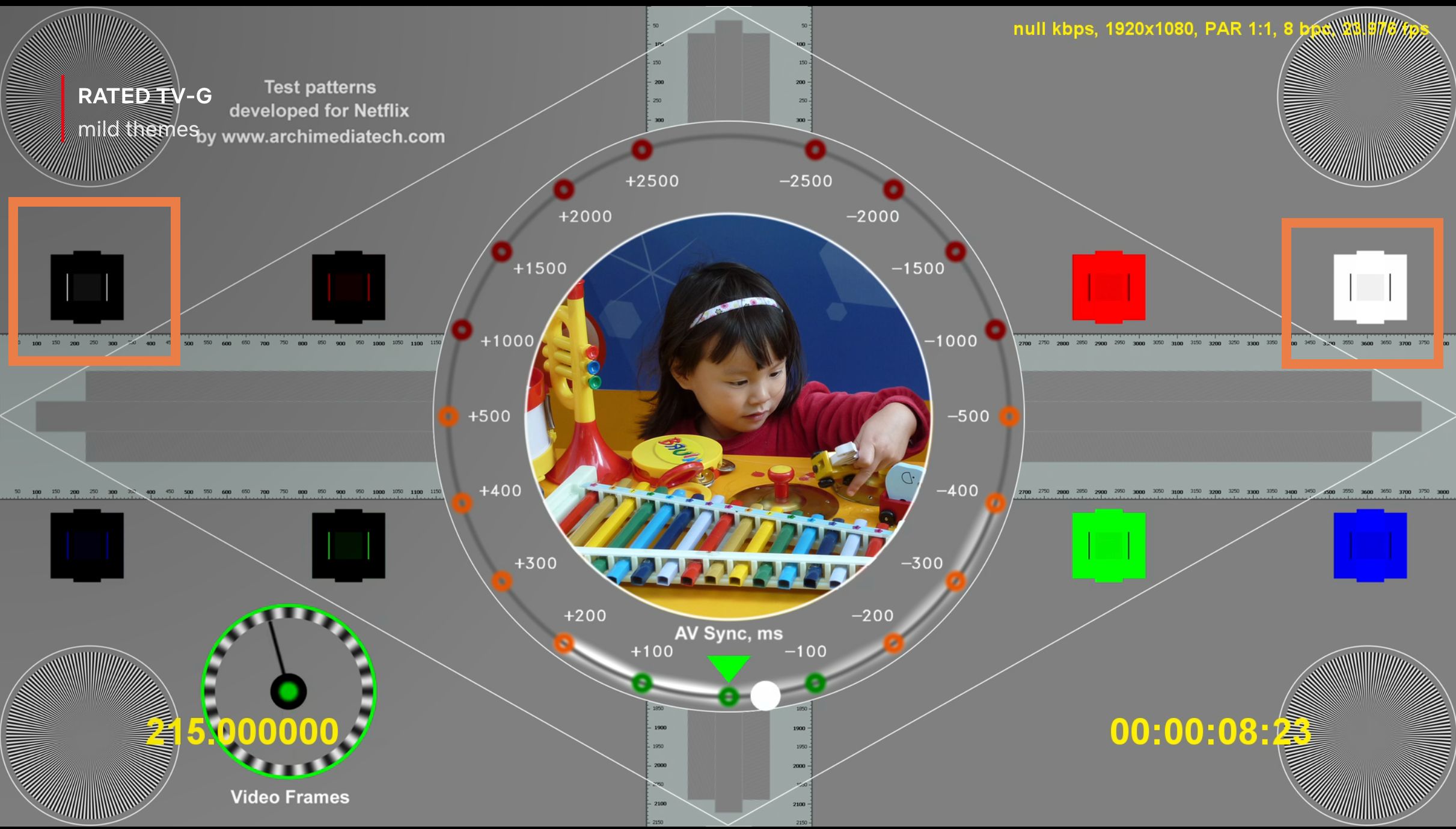 How to use Netflix test screens to calibrate your screen