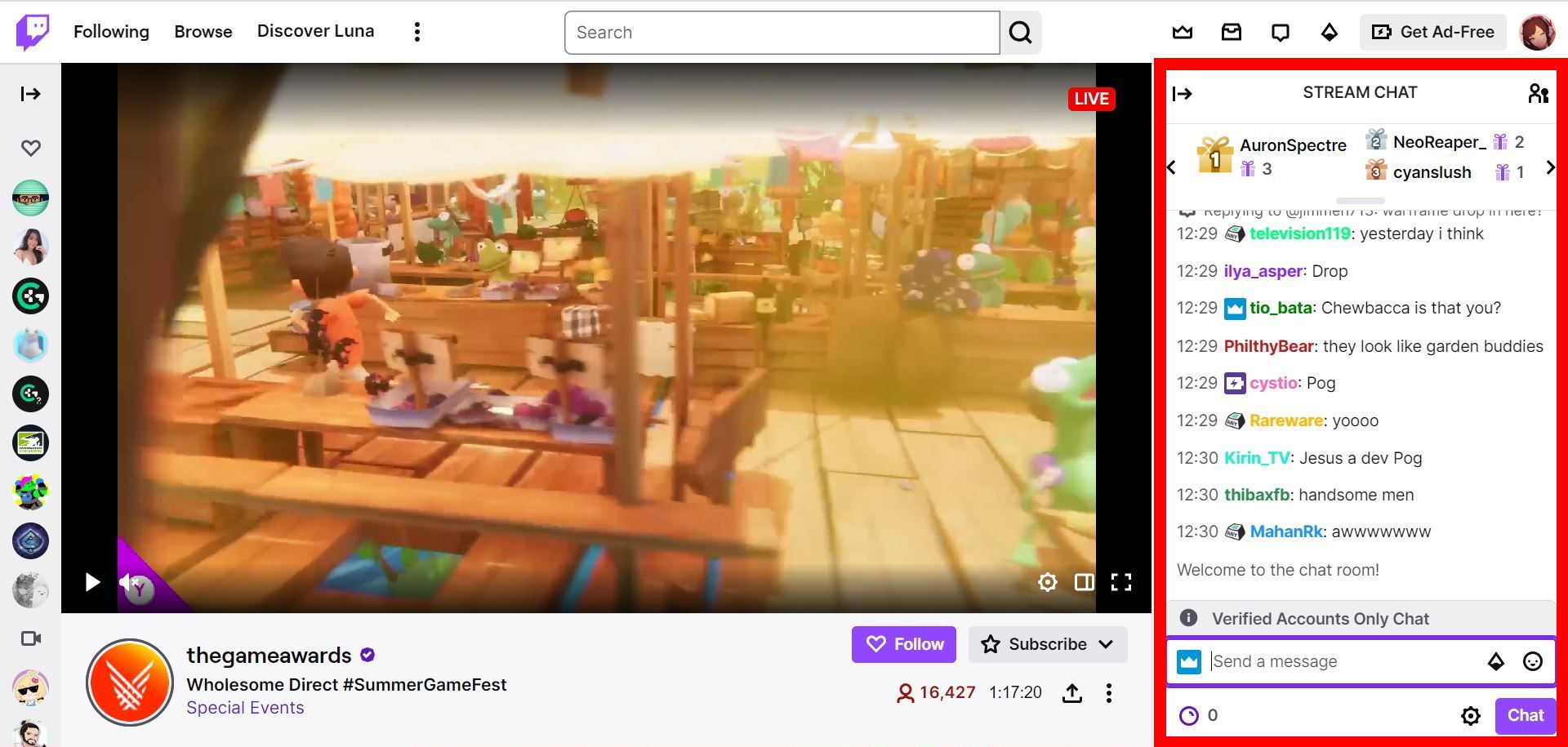 How to donate on Twitch