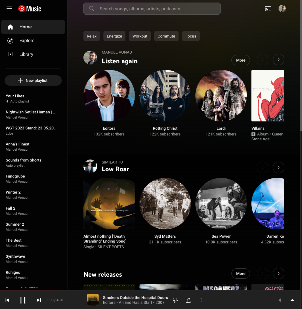 Big YouTube Music web redesign takes cues from Play Music