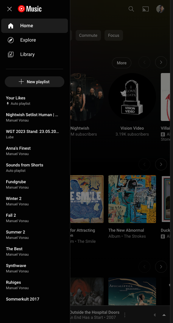 Big YouTube Music web redesign takes cues from Play Music