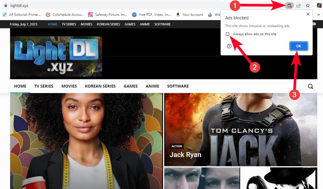 Google Chrome: How to disable the pop-up blocker