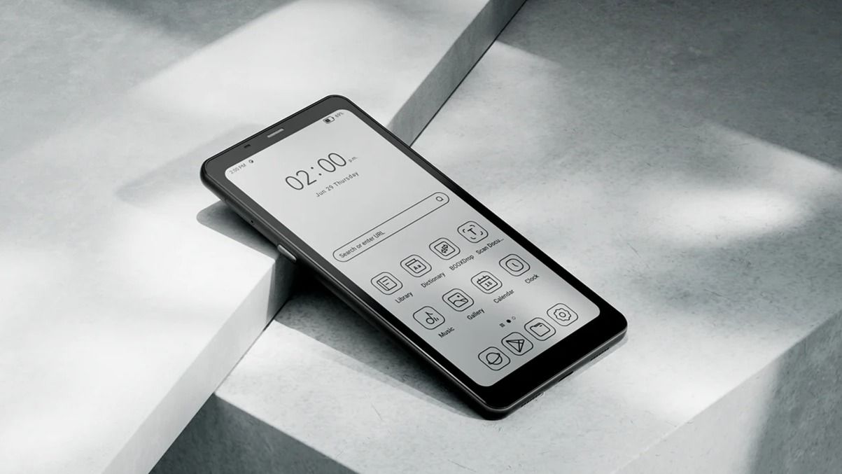 This handset looks like a phone, but it's an e-reader