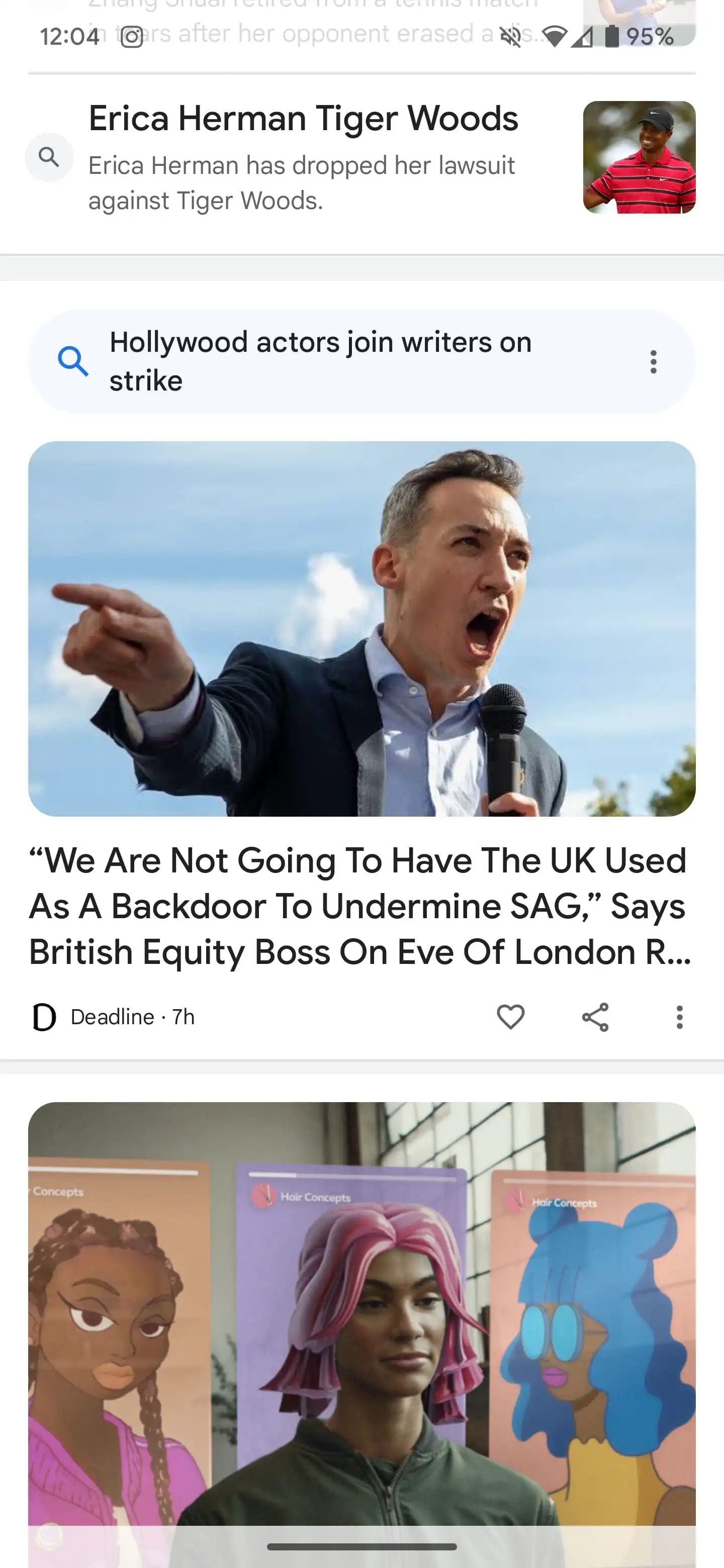 Google is testing a fake search bar in the Discover feed