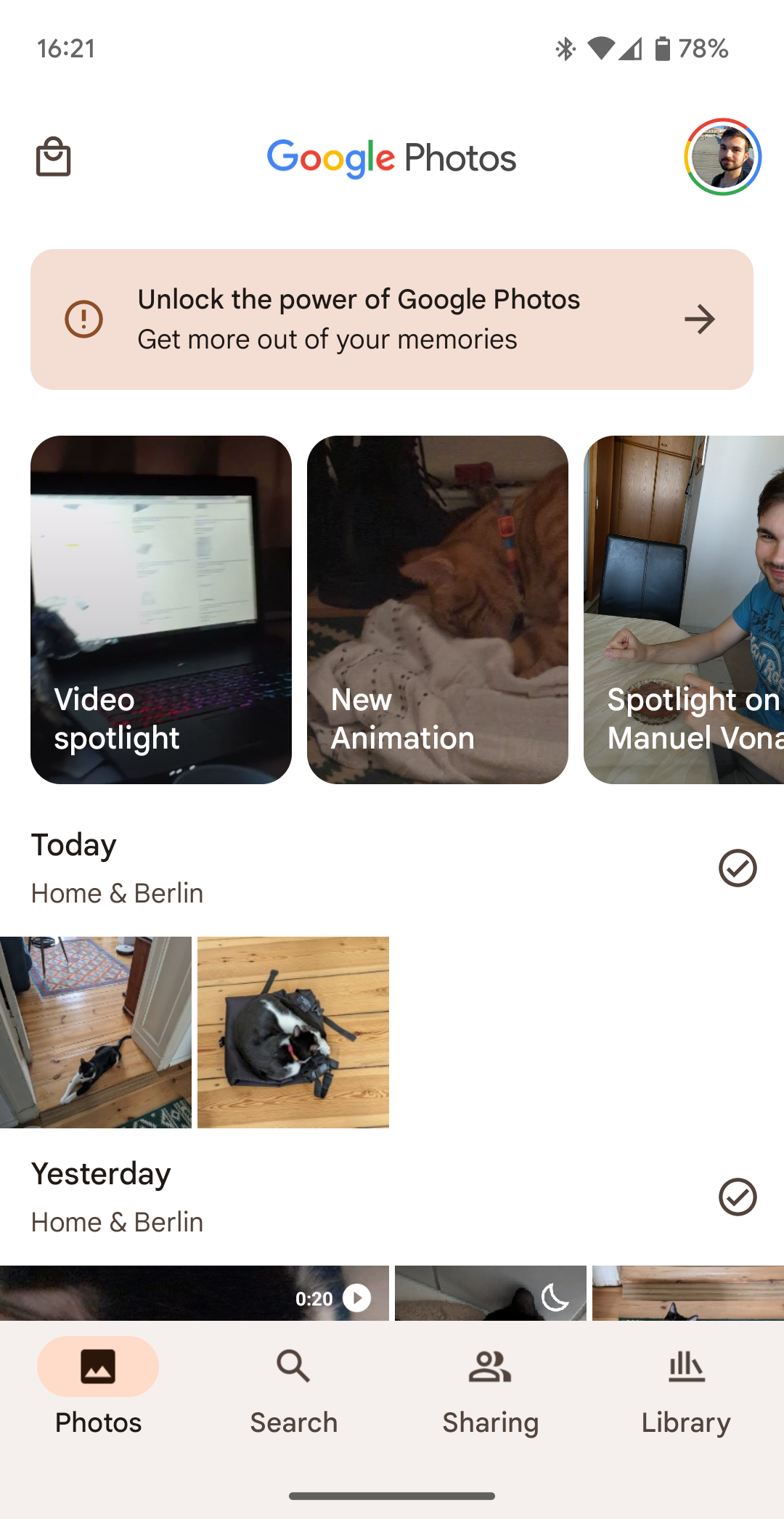 Google Photos will pester you to turn on notifications and backups
