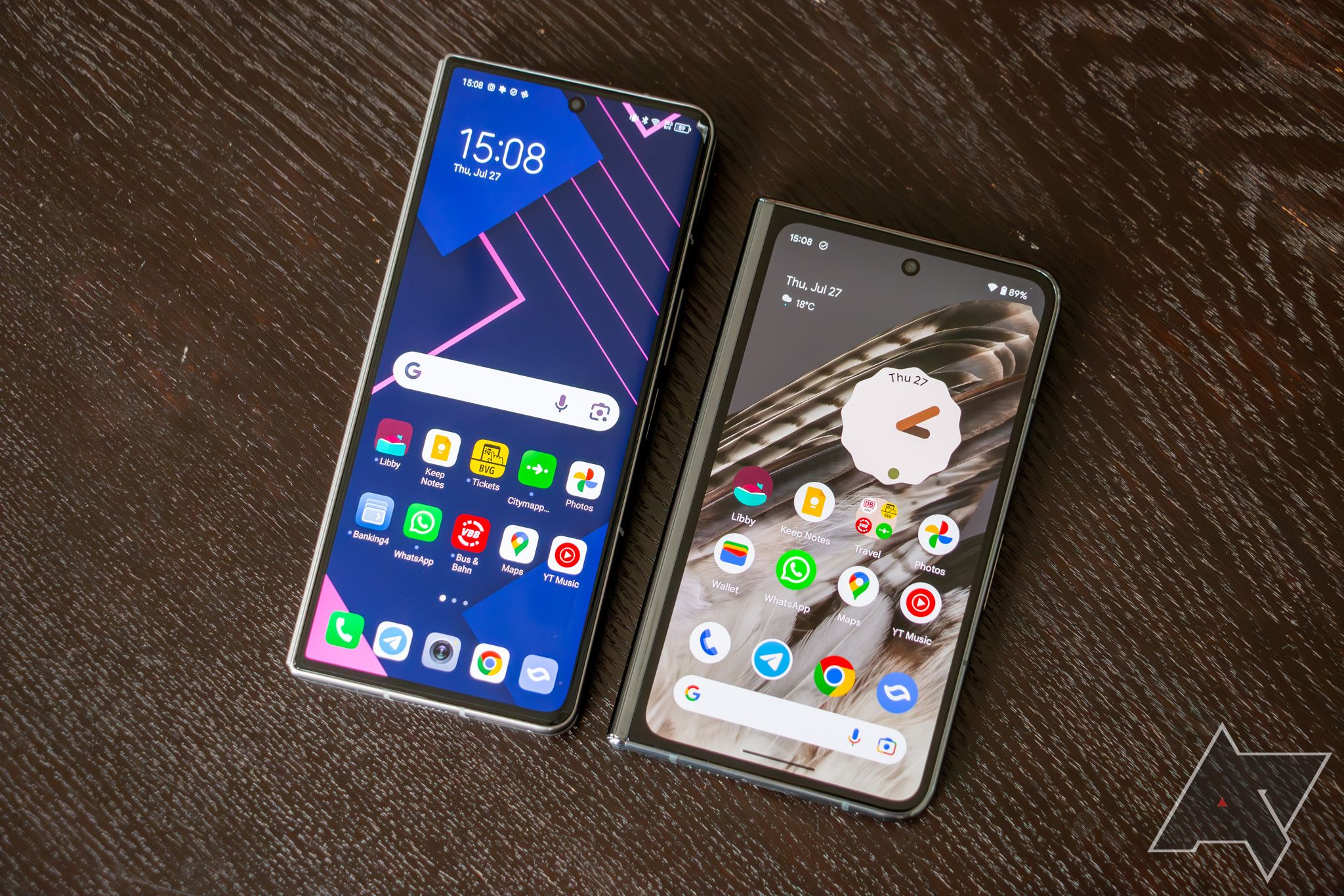 Which book-style foldable has the best battery life?