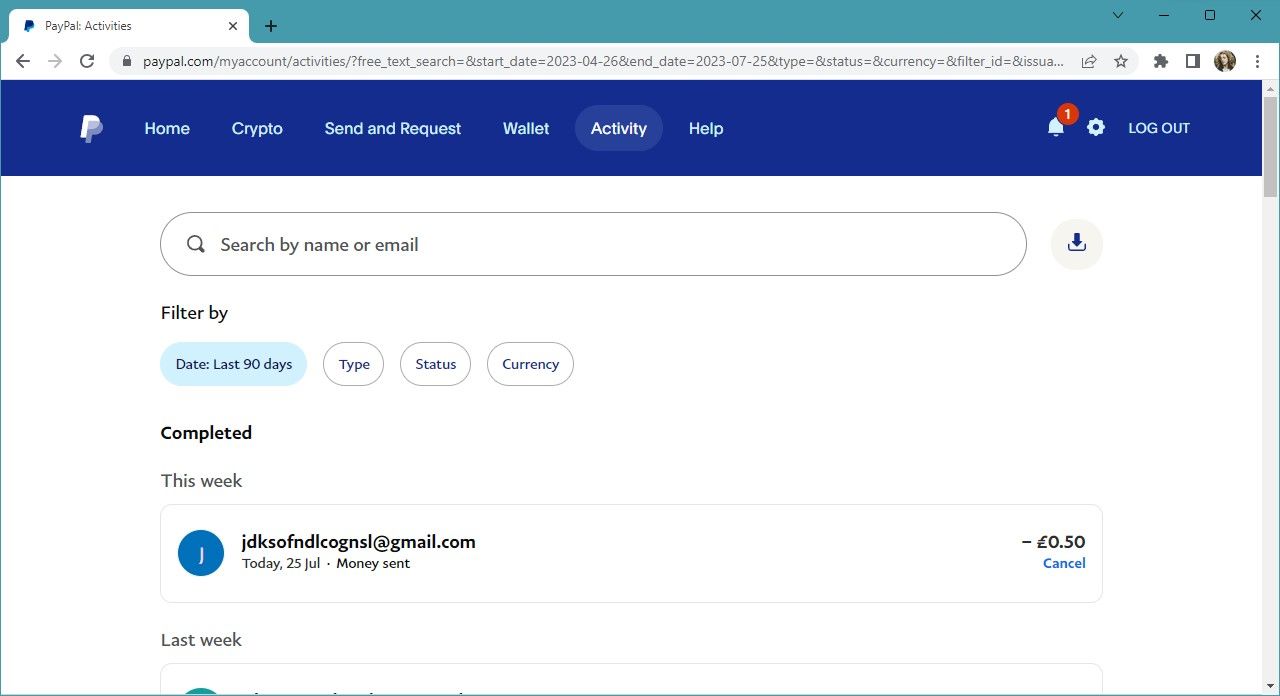 How to cancel a PayPal payment