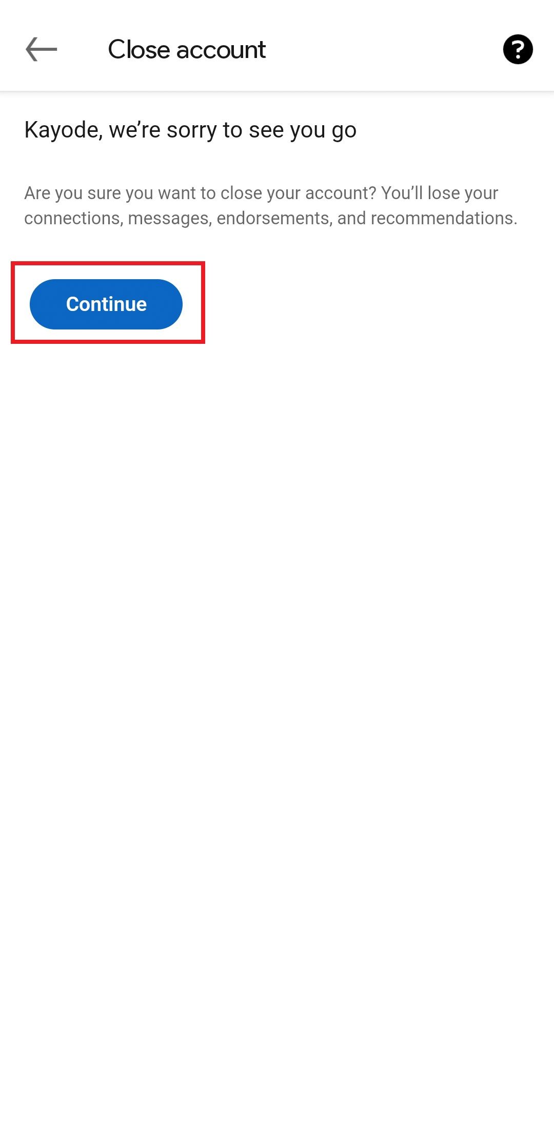 LinkedIn: How to delete your account