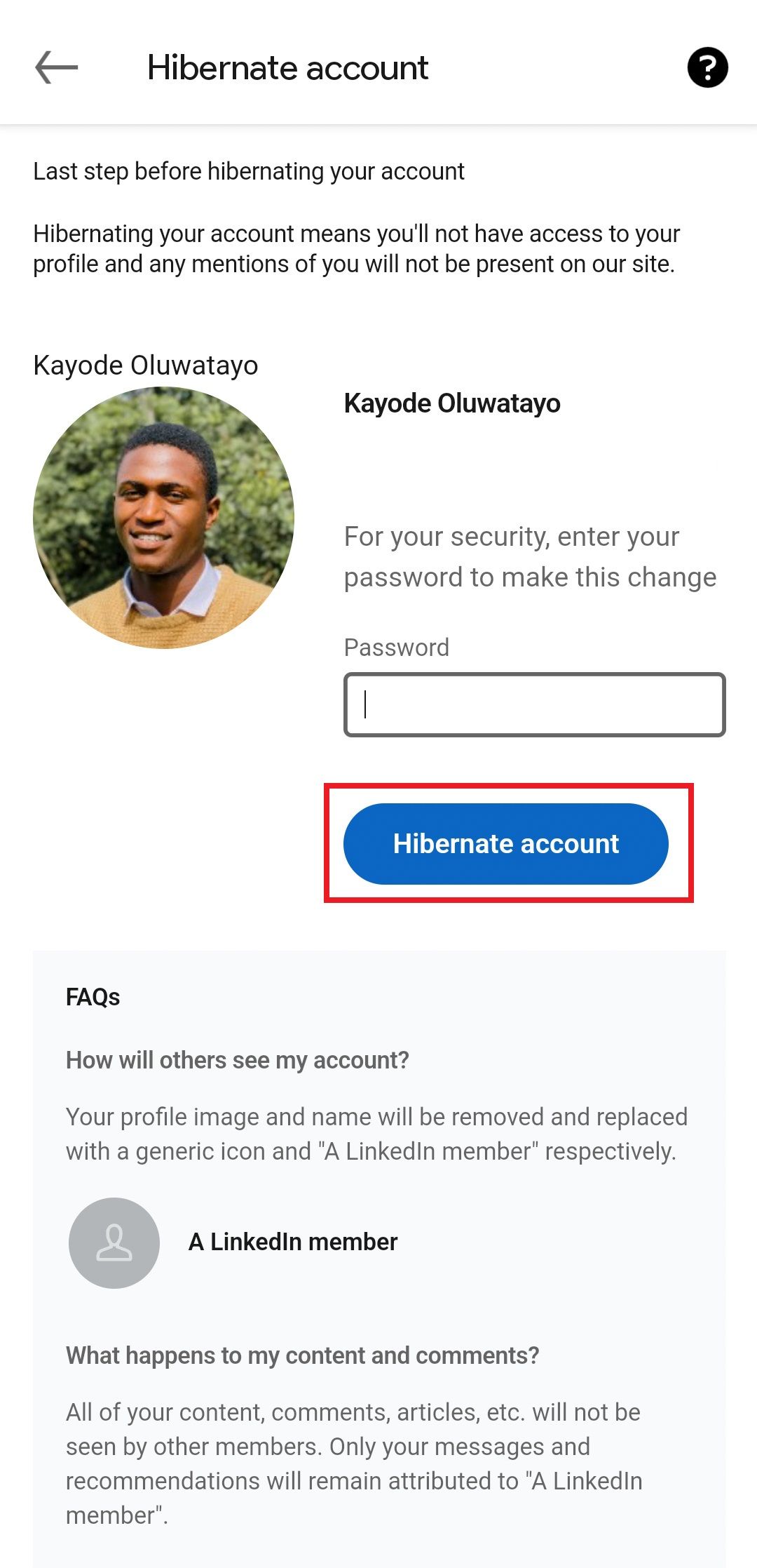 LinkedIn: How to delete your account