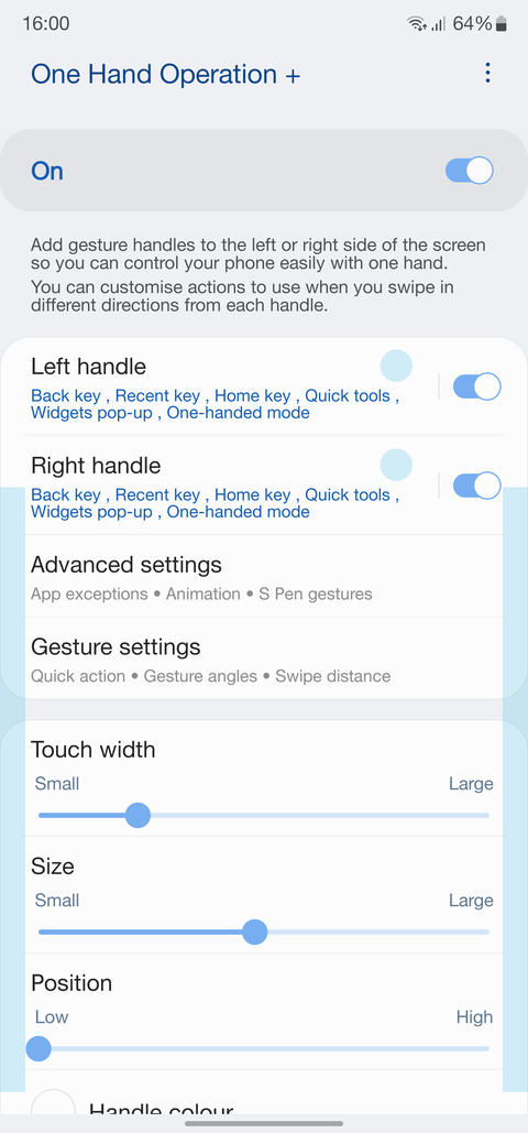 Samsung Good Lock module One Hand Operation + lets you launch your ...