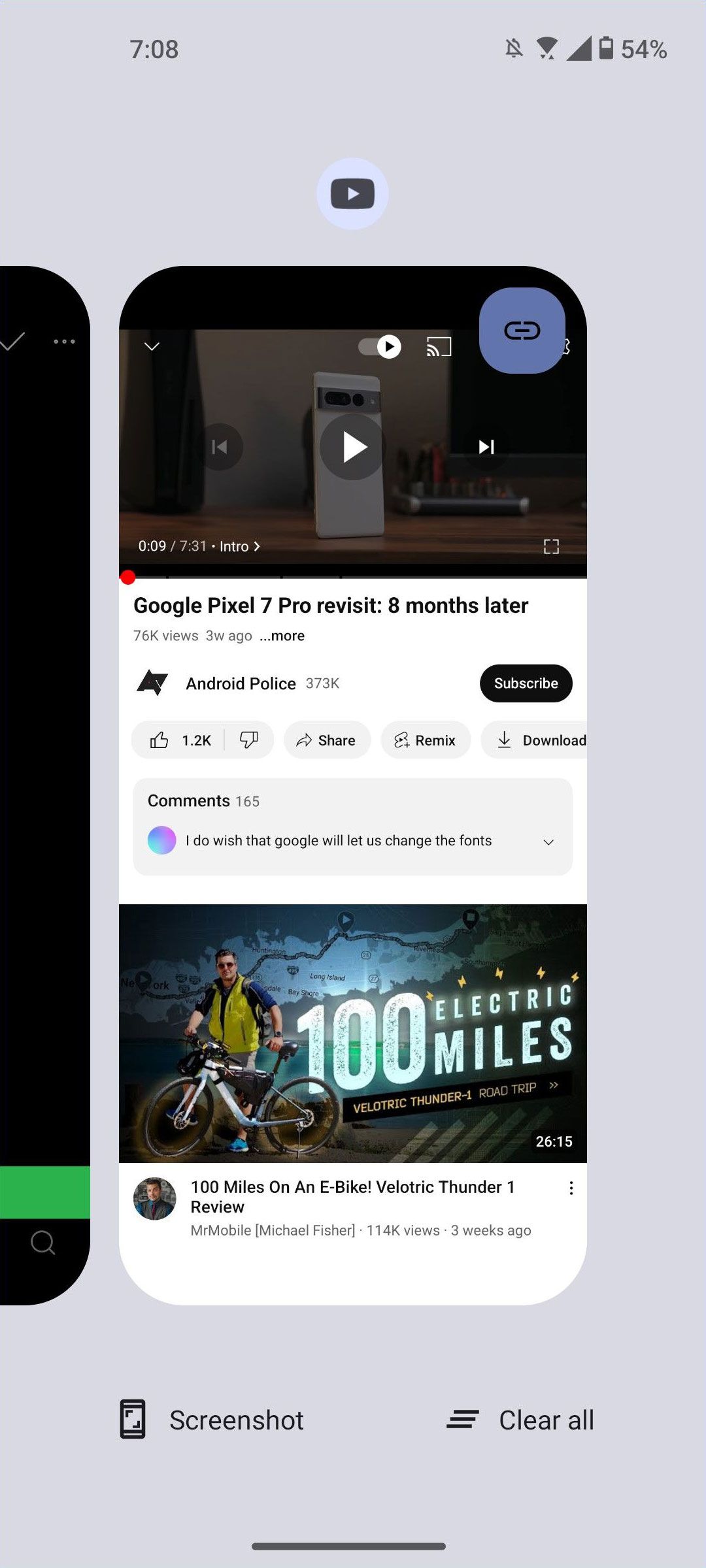 Sharing links from Android's Recents menu is no longer a Pixel-exclusive feature