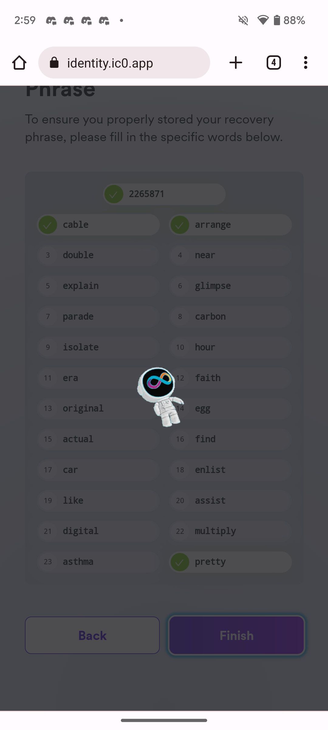 How to create an Internet Identity