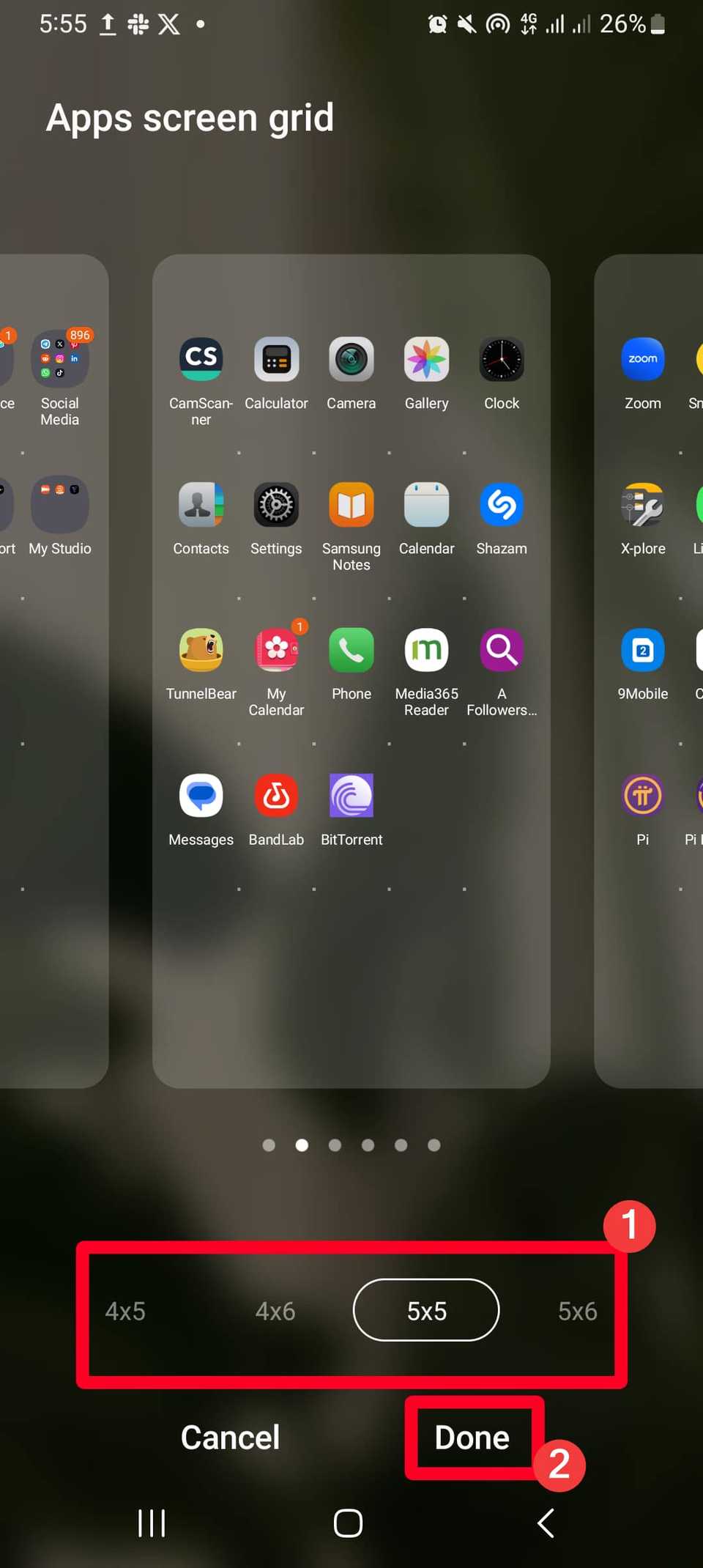 How to arrange apps on Android