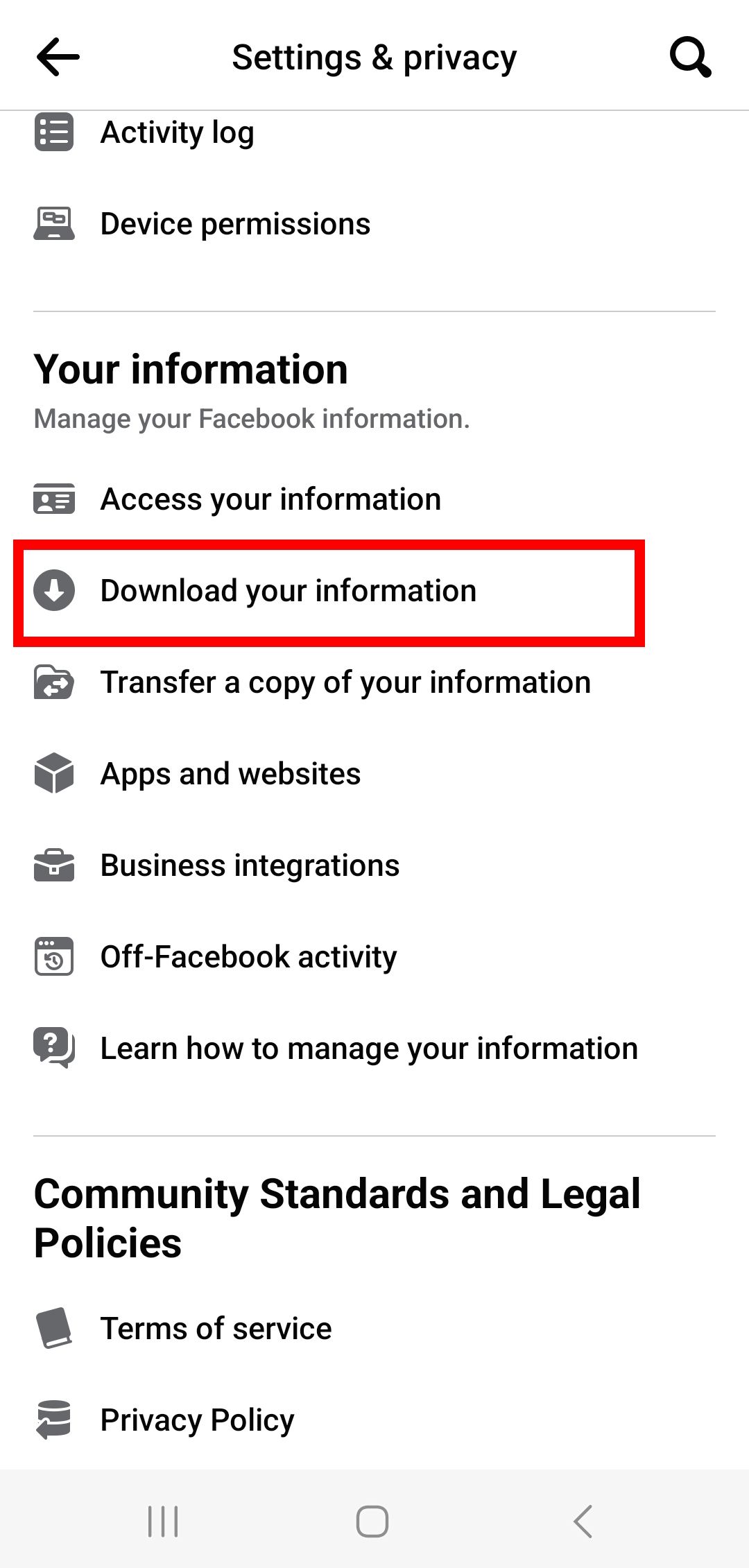 How to download your Facebook data