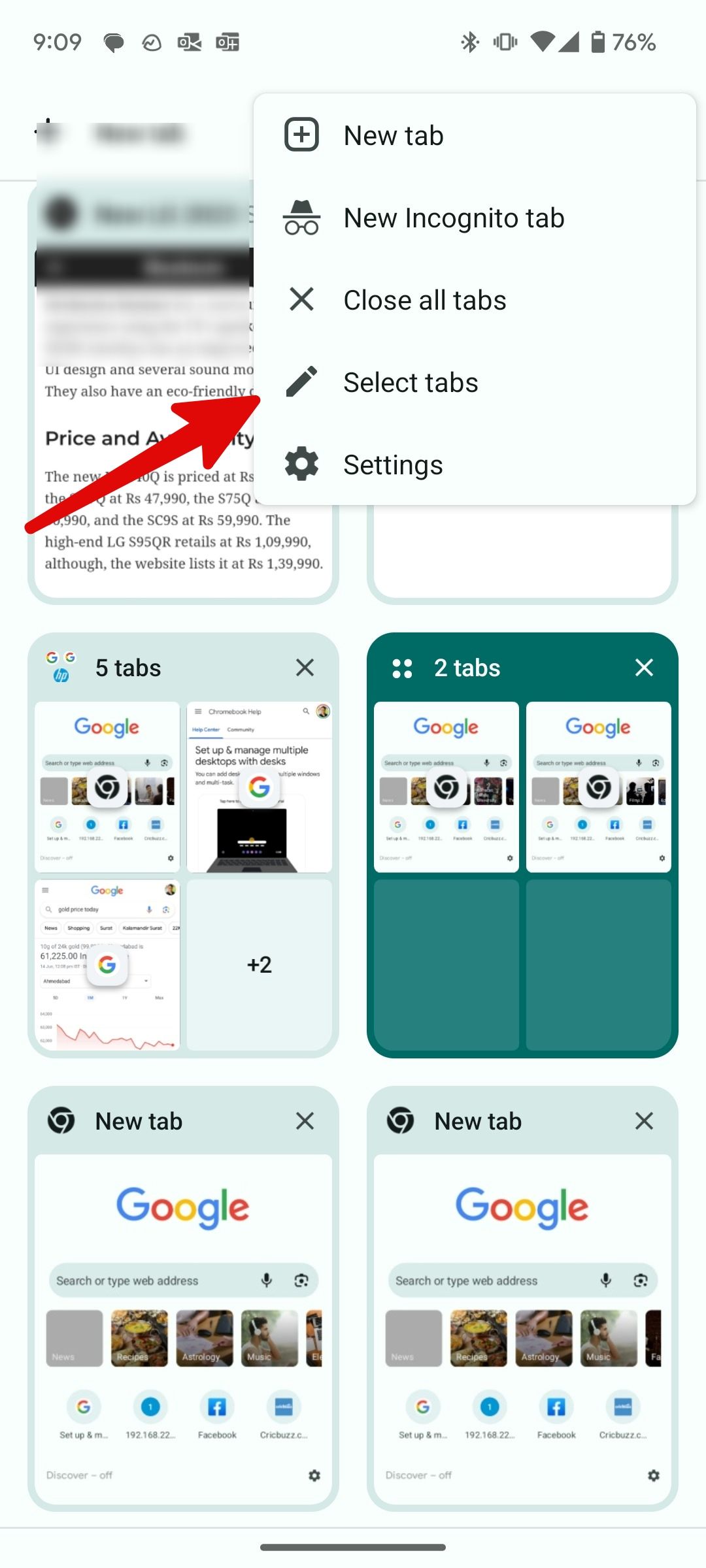 How To Use Tabs In Chrome