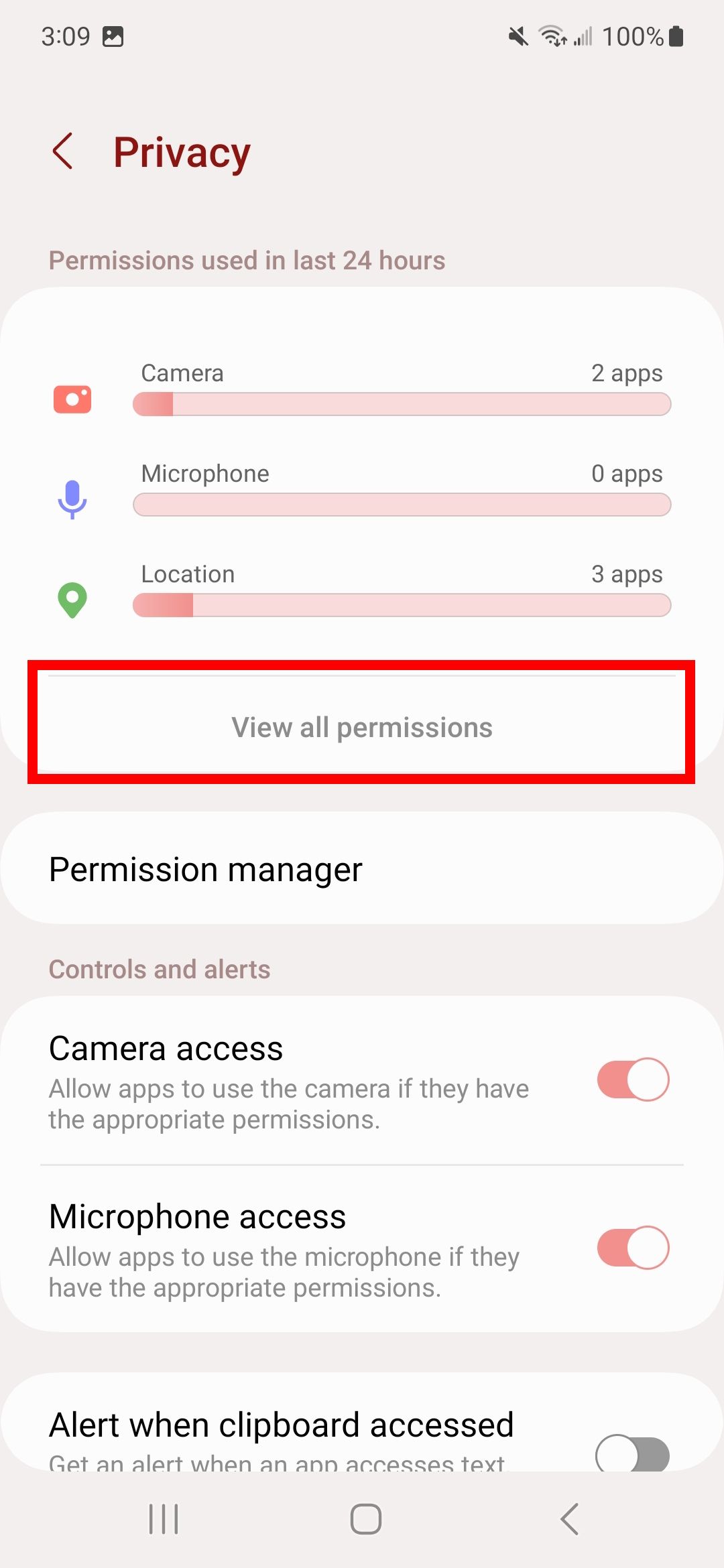 How to access Samsung's Privacy Dashboard
