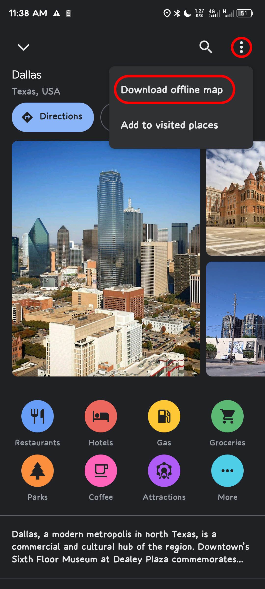 How to download Google Maps to navigate offline