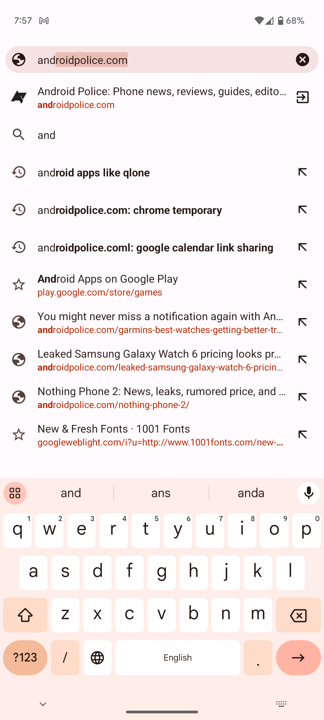 Google Chrome adds a Material Design theme to the omnibox on Android