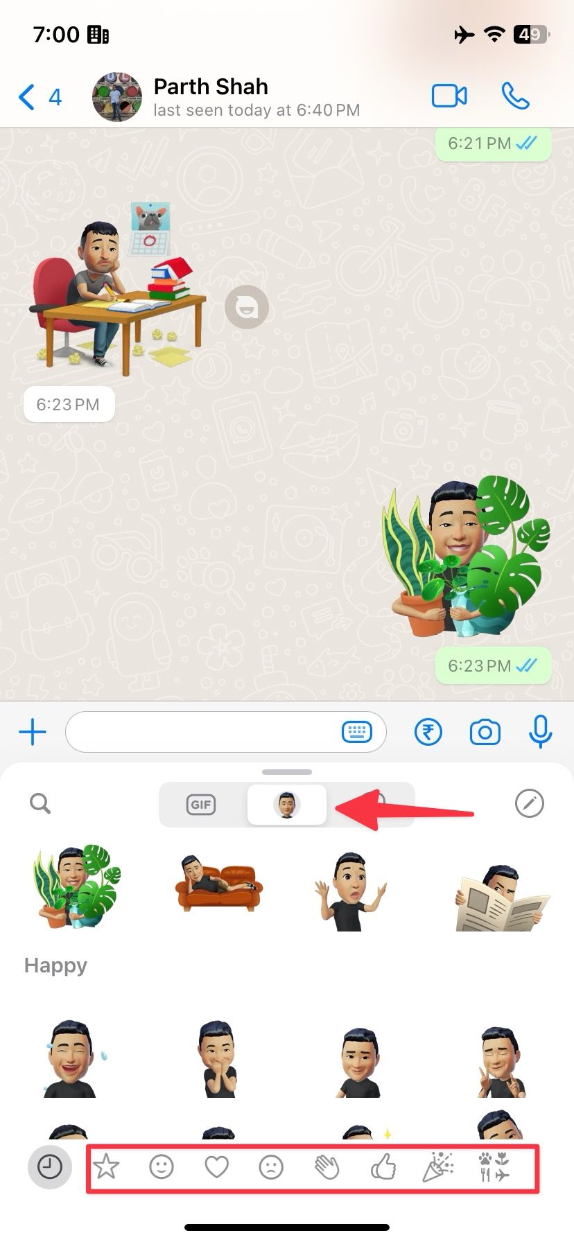 How to create WhatsApp avatars