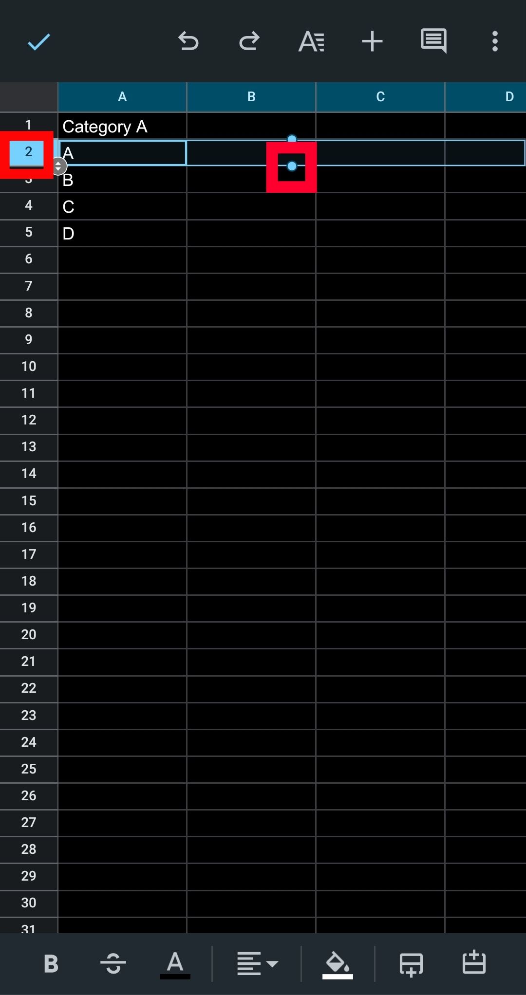 How to group rows or columns in Google Sheets