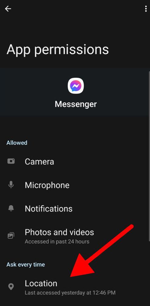 Facebook Messenger: How to share your location