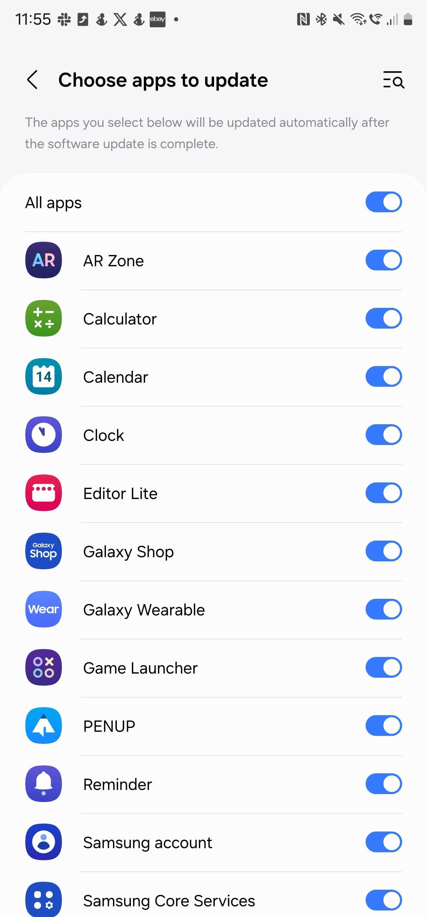 One UI 6 lets you choose which apps to update when installing new ...