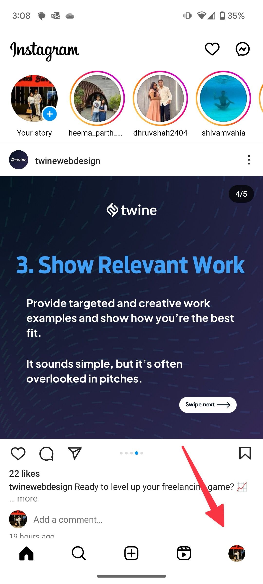 How to use multiple Instagram accounts on the mobile app